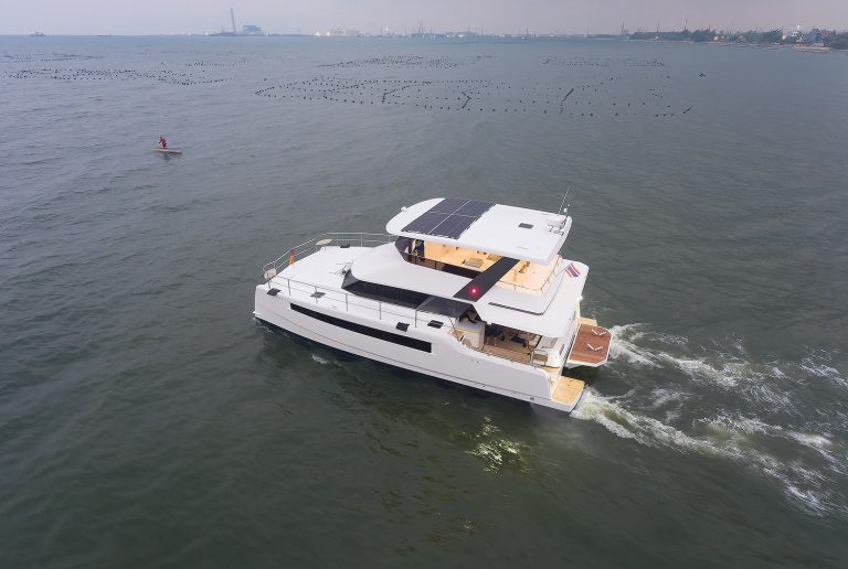 First Cora 48 launched from PMG Shipyard - PMG Ship Yard is in Thailand