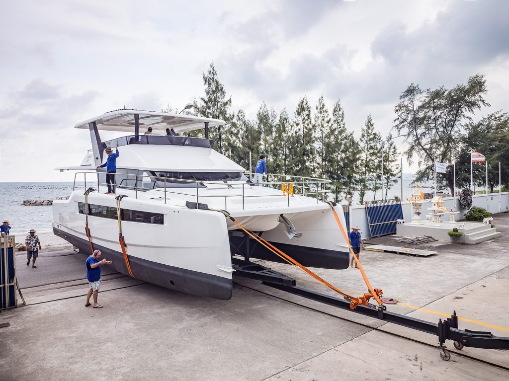 Another Cora 48 launched - PMG Ship Yard is in Thailand