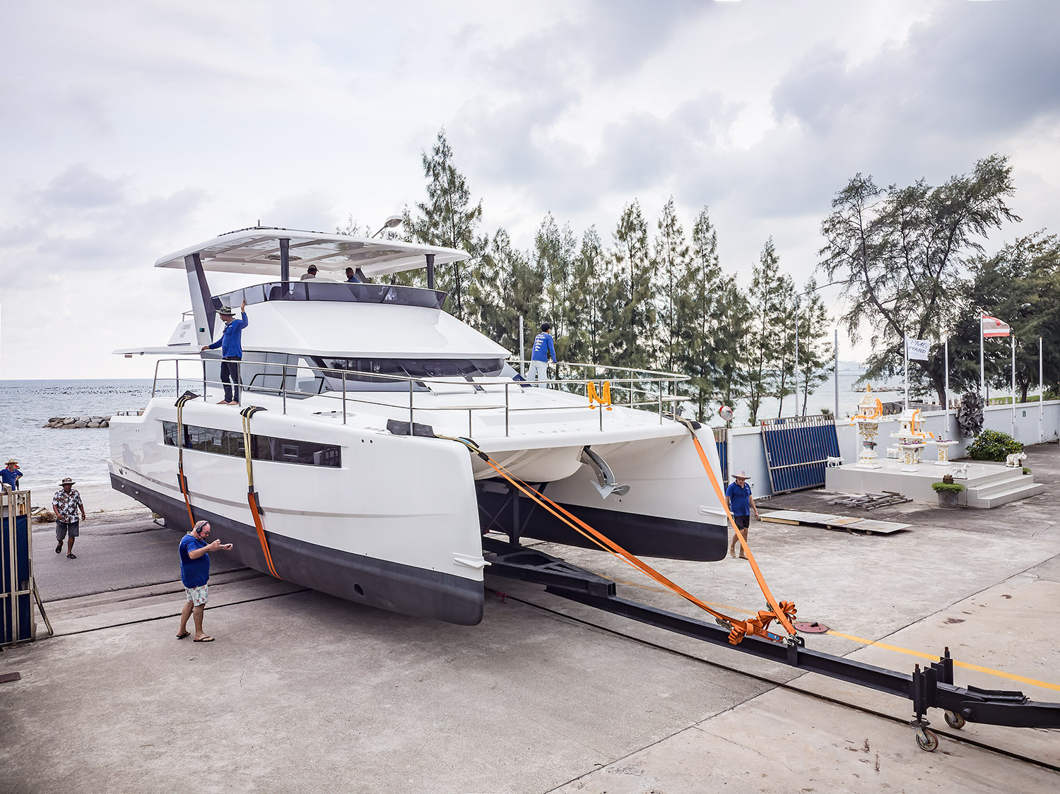Another Cora 48 launched - PMG Ship Yard is in Thailand